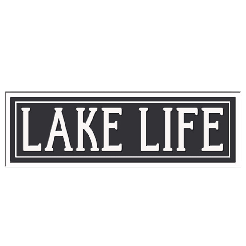 Metal Lake Life Sign| B&C Unique Boutique